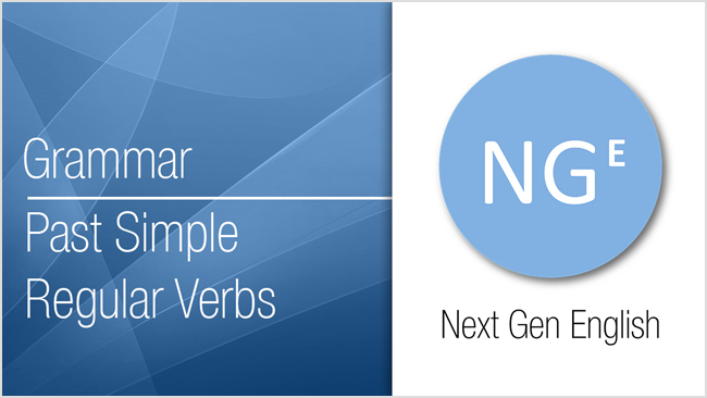 Past Simple Regular Verb Rules – NextGenEnglish.com
